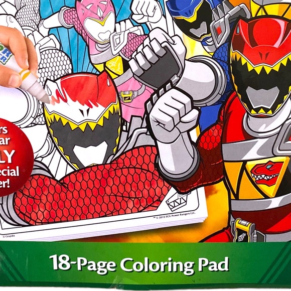 Crayola | Toys | Power Rangers Crayola Color Wonder Coloring Pad | Poshmark